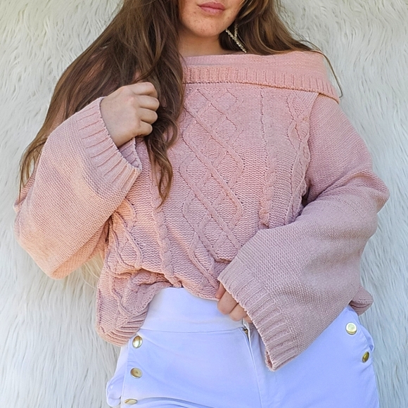 My Michelle | Sweaters | My Michelle Baby Pink Sweater | Poshmark